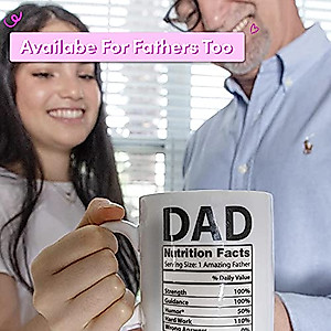 Mom Mug Mothers Day Gifts from Daughter - Stocking Stuffer Ideas for the World's Best Mom - Unique 11oz Ceramic Cup - Birthday Gift from Daughter