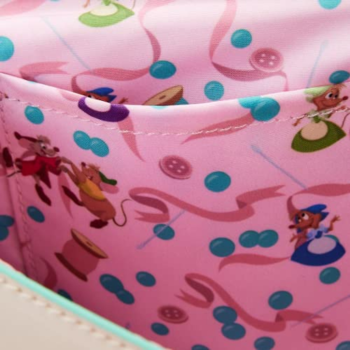 Loungefly - Sac A Main Disney Cinderella - Gus Gus and Jack Jack - 0671803440661