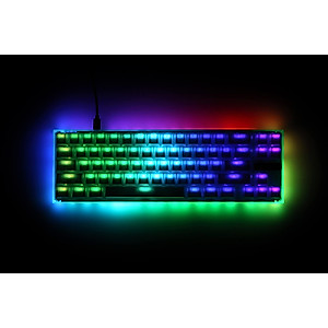 Taihao Cubic Profile Nana De Coco Translucent Backlit Doubleshot keycaps for DIY gaming mechanical keyboard oem profile Forested (NanaDeCoco Forested Keycap)