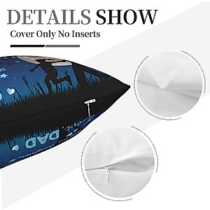 Dfaqehk Gifts for Daughter - Christmas Daughter Gifts from Dad - Father to Daughter Gift - Birthday Gifts for Daughter Adult - to My Daughter Xmas Graduation Gifts Throw Pillow Covers 18 x 18 Inch