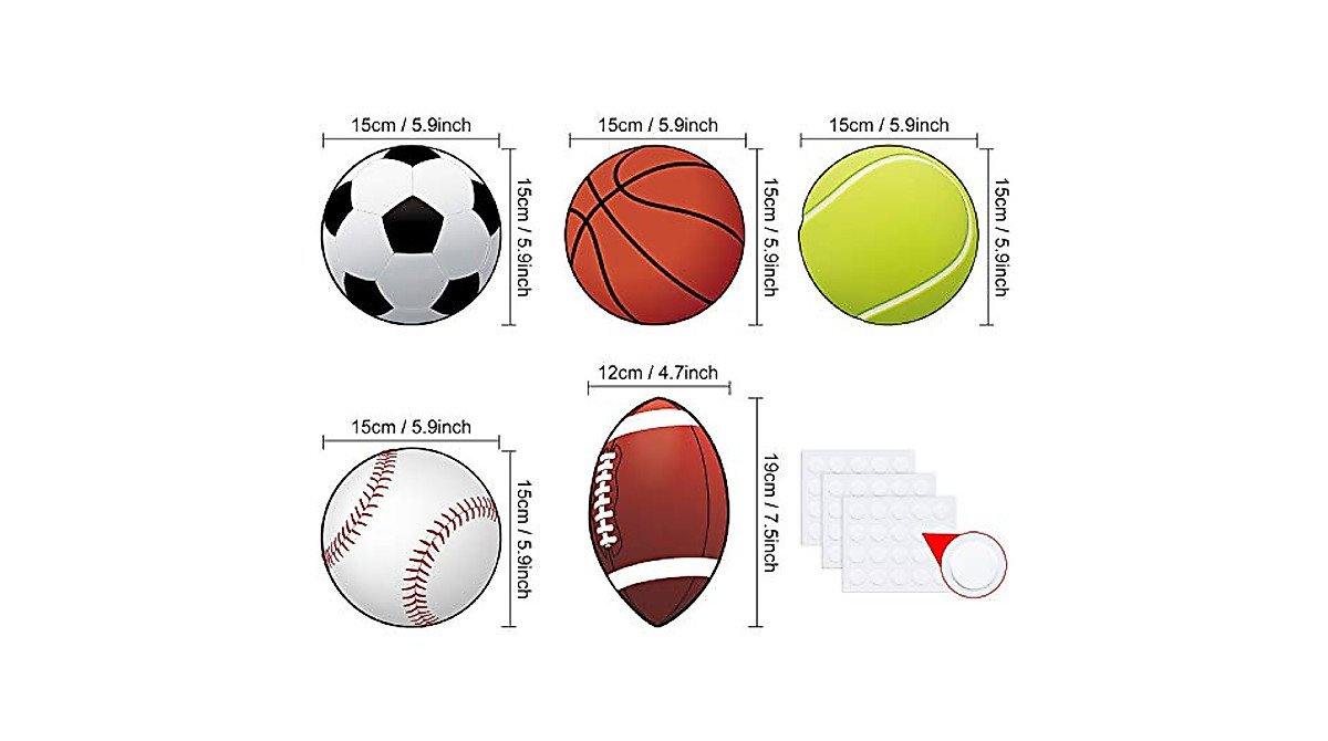 Sports Cutouts - Perfect for Sports Parties & Classroom Decor