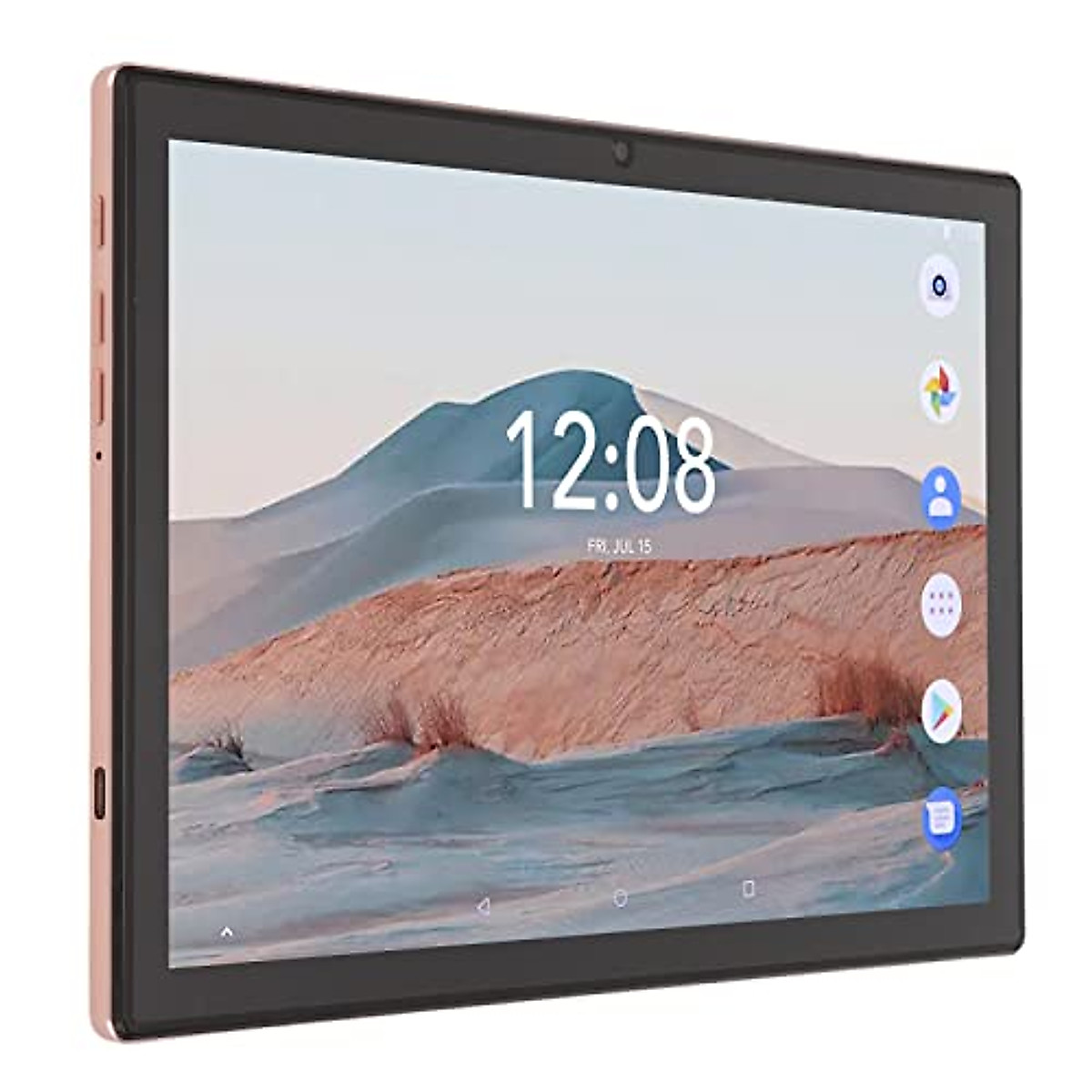 ANGGREK 10.1in HD Tablet, 3GB RAM, 64GB ROM, 8.0, 4G Dual SIM, Dual Standby, Pink, Dual Cameras, 100-240V (US Plug)