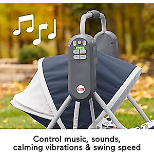 Fisher-Price GKH38 On The Go Swing, Citron Wedges