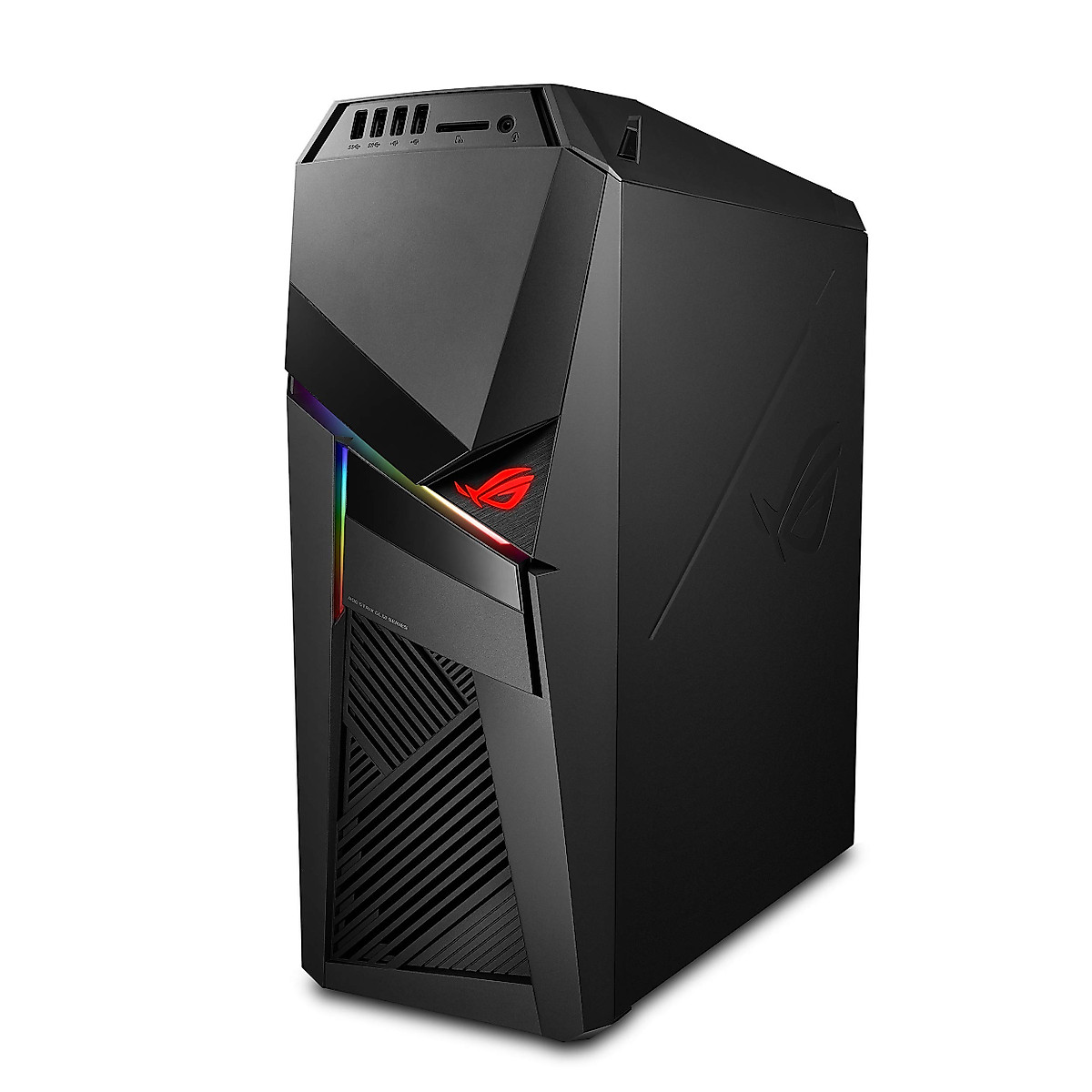 ROG Strix GL12 Gaming Desktop, Overclocked 9th Gen Intel Core i7-9700K, NVIDIA GeForce RTX 2070 8GB, 16GB DDR4 RAM, 512GB SSD + 1TB HDD, Windows 10, Black/Grey - GL12CX-DS771 (Renewed)