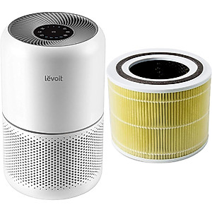 LEVOIT Air Purifier and Replacement Filter Bundle for Home Allergies and Pets