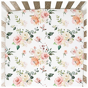 Honey Lemonade - Buttery Soft Rayon Baby Crib Sheets Girl and Boy - Infant Shower Gift - Standard Crib Sheets - Fitted & Breathable Crib Mattress Sheet - Toddler Sheet 52 x 28 x 7 inches