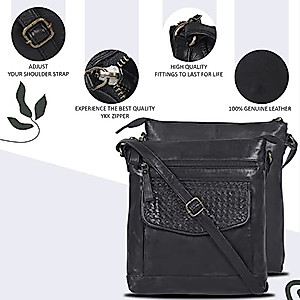 Handmade Crossbody Bags For Women- Handmade Vintage Leather Adjustable Shoulder Bags