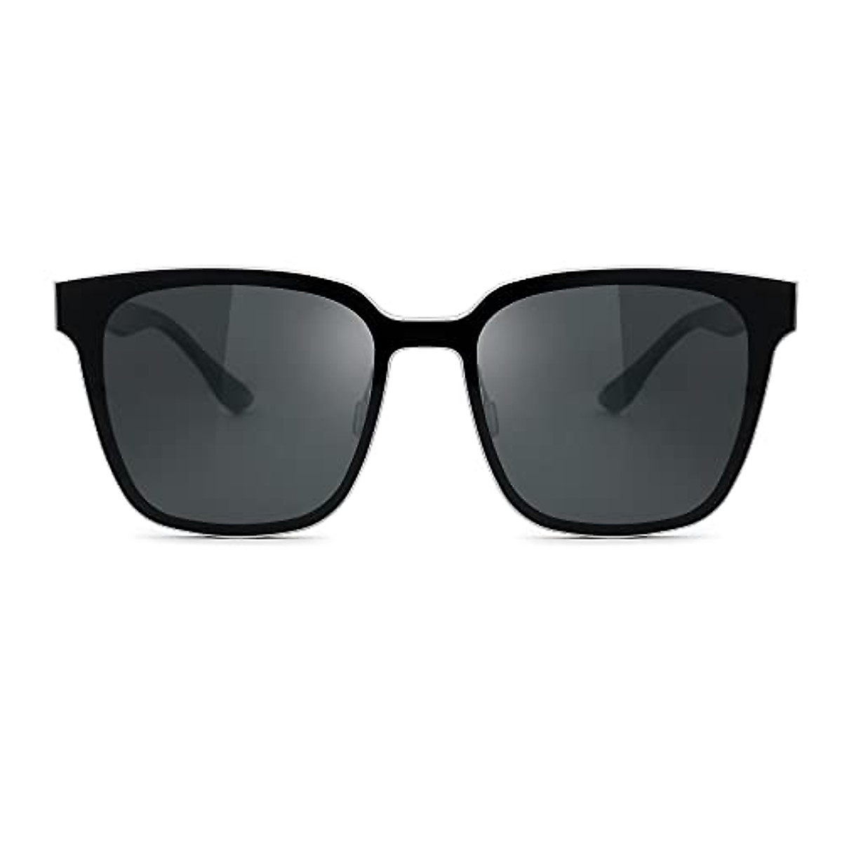 Zeelool Square Polarized Sunglasses for Women Men Aluminum Magnesium Frame Sun Glasses UV400 Protection Unisex Shades ZSM0064