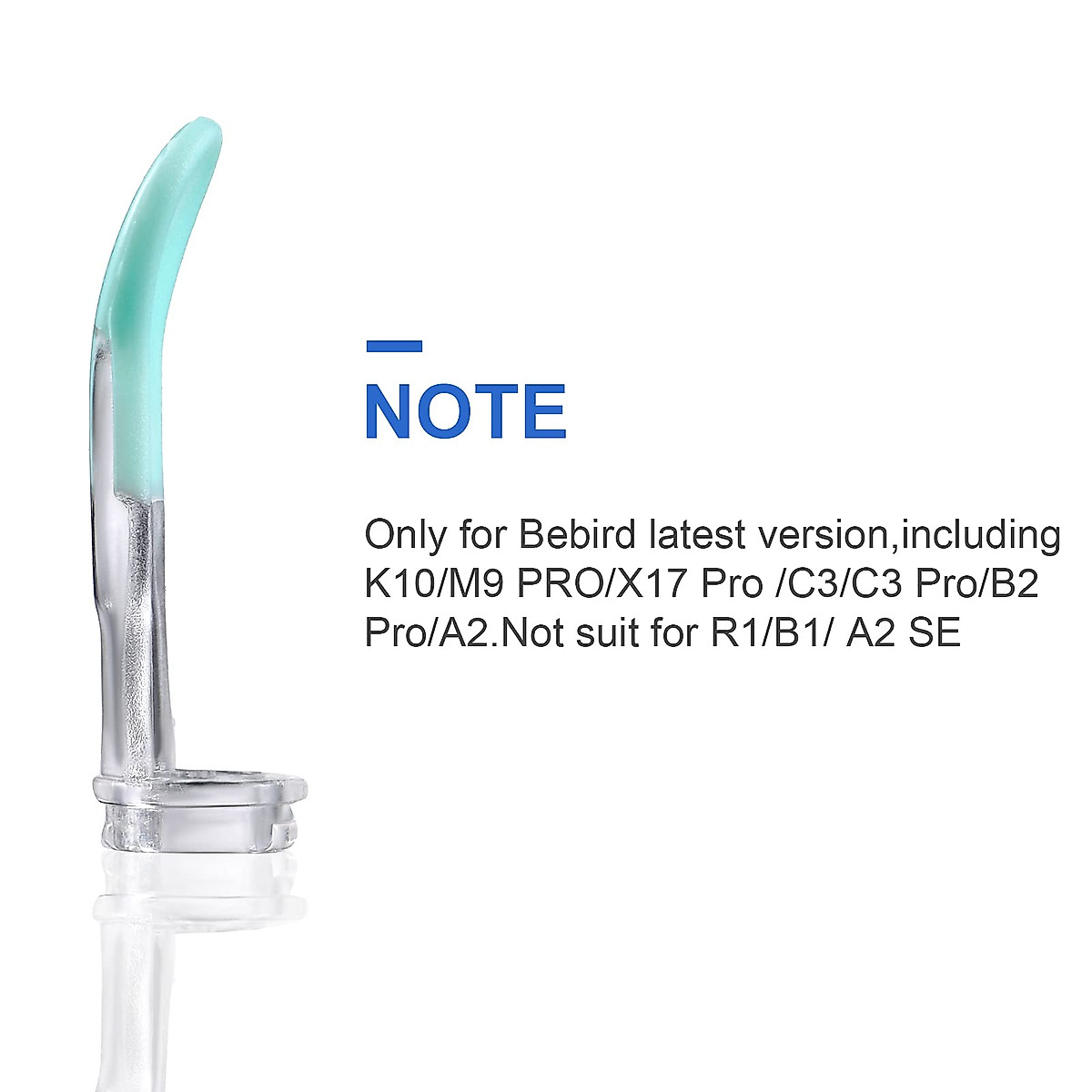 Ear Cleaner Replacement Tips Silicone Ear Spoons Tips Ear Retaining Ring Structure Removal Endoscope Tool Compatible with X17 Pro M9 Pro A2 B2 Pro C3/C3 Pro K10 (8 Pieces)