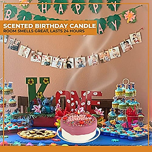 Happy Birthday Gift Cake Candle - Beautiful Cute Cool 10 oz Bday Scented Candle ~ Looks Like a Real Cake ~ Presented in a Stylish Gift Box ~ 100% Soy Wax (Does Not Include Glass Tray)