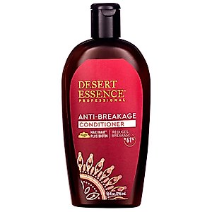 Desert Essence Maxi Hair Plus Biotin Anti-Breakage Conditioner - 10 Fl Oz - Jojoba & Coconut Oils - Promotes Breakage Reduction
