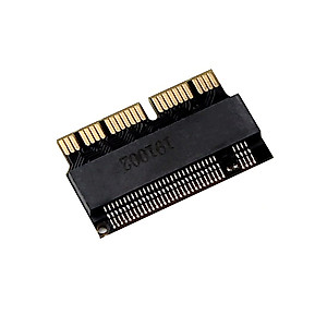 JMT M.2 NGFF Adapter NVMe PCI-E x4 M2 to SSD Compatible with A-pple Laptop,Mac-Book Air Pro 2013 2014 2015 A1465 A1466 A1502 A1398 (2Pcs)