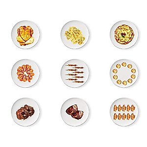 Multifunction Digital air fryer with 6.4 l oil-free French fries electric oven timer and fully adjustable temperature control for healthy oil-free and low-fat cooking LED display non-stick