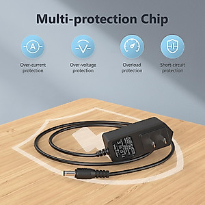 Waysse 5V 2A Power Adapter, 5V 2A Power Supply Adapter, 5V 2A AC Adapter 100V-240V AC Power Adapter Wall Charger for TV Box, Camera, Speaker,Router & More DC 5V Devices