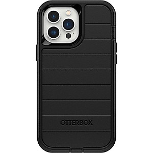 OtterBox Defender Series Case for Apple iPhone 13 Pro Max - Non-Retail Packaging (Black)