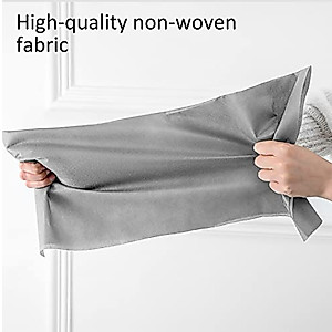 yulumaoyi Hanging Closet Organizer 10 Shelves Closet Organizers and Storage Hanging for Shoe & Cap Storage for Family Baby Room or Nursery Gray (PLNNV-TY)