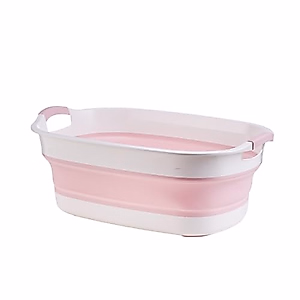 ZAJSSS Pet Bathtub with Water Drain Plug Foldable Bathtub for Puppy Small Dogs Cats Pet Shower Basin Portable Space Saving Design Grey