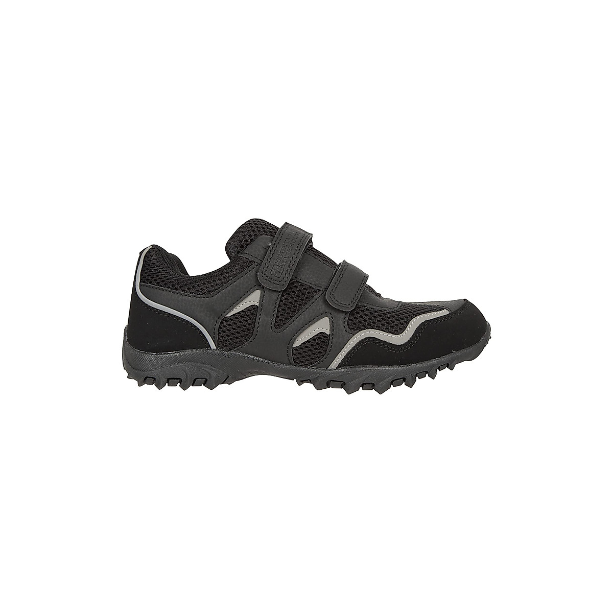 Mountain Warehouse Mars Kids Adaptive Non-Marking Sneakers Black Kids Shoe Size 2 US