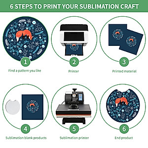 114Pcs Sublimation Blanks Products, Sublimation Blanks Set Including DIY Blank Makeup Bag, Keychain, Earring, Pillow Cover, Mouse Pad, Coaster, Garden Flag for Sublimation Transfer Heat Press Printing