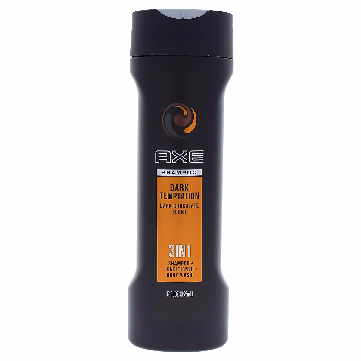 AXE Dark Temptation 3 in 1 Shampoo, Conditioner and Body Wash, Dark Temptation 12 oz (Pack of 2)