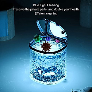 Mini Washing Machine, 4.5L Portable Compact Washer 10 Minutes Automatic Stop Single Tub Washer for Apartment, Camping, RV, Travel Turbine Washers for Laundry, Underwear, Socks Baby Clothes