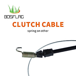 BOSFLAG 946-04091 Control Cable Replaces MTD 946-04091 Clutch Cable, 946 04091, 94604091, 746-04091 Control Cable, 746 04091 Control Cable, 74604091 for Troy-Bilt Squall 521, 721, 5521 Snowblower