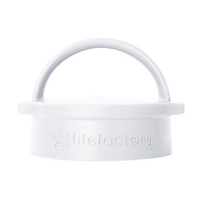 Lifefactory BPA-Free Classic Cap for 12-Ounce, 16-Ounce, and 22-Ounce Glass Bottles, Optic White