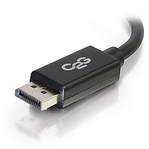 C2G Legrand DisplayPort 1.2, Male to Male Displayport Cable, Black Display Port Cable, 6 Foot Digital Display Cable, Displayport 8k UHD, 1 Count, C2G 54401