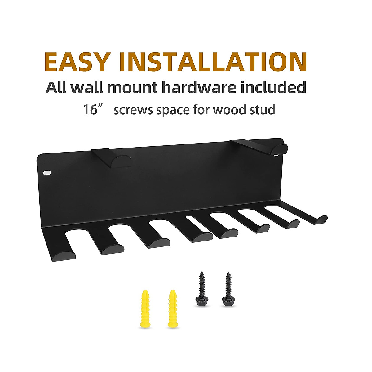 2 Tier Multi-Purpose Storage Rack Resistance Bands Rack Gym Storage Rack Fitness Bands Rack Heavy Duty Rack for Resistance Bands, Straps, Jump Ropes, Foam Rollers, Chains, Weight Belts, Tools