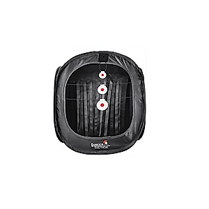 Lancer Tactical Portable Airsoft Target Tent-Black-Non Lethal BB Shooting Target (Black Large, Double Nylon Polyester w/ 3 Targets)