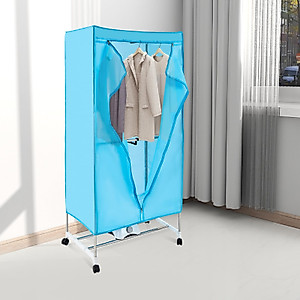 Portable Dryer, 110V 1000W Electric Clothes Dryer Machine Double Layer Stackable Clothes Drying Rack for Apartments, RV, Laundry, and More