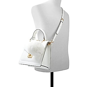 ALDO Women's Regular Jerilini Top Handle Bag, Other White