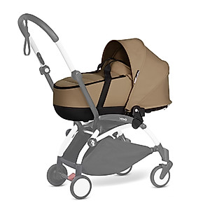 Babyzen YOYO 0+ Bassinet, Toffee - Includes Thick Double Mattress, Ventilated Shell & Canopy - Requires YOYO2 Frame (Sold Separately)