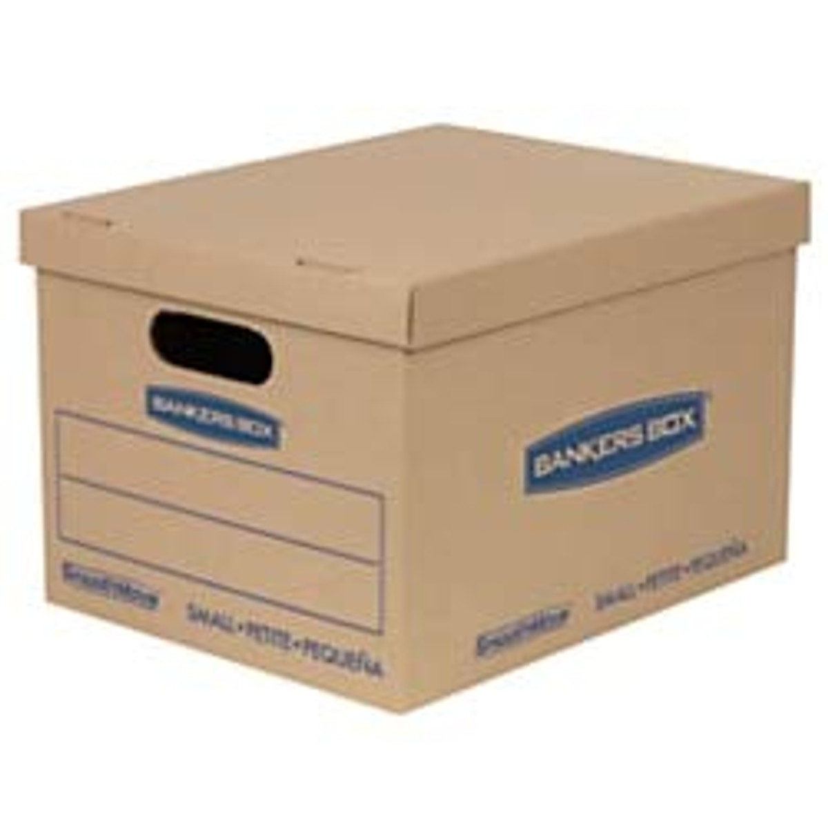 Fellowes 7714210 Smoothmove Classic Small Moving Boxes 15L X 12W X 10H Kraft/Blue 20/Carton