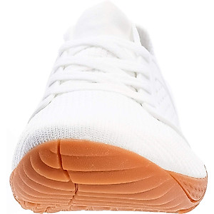 WHITIN Men's Trail Running Hiking Shoes Minimalist Barefoot 5 Five Fingers Wide Width Toe Box Size 8.5 Gym Workout Fitness Zero Drop Cross Training Male Minimus All White Gum 41