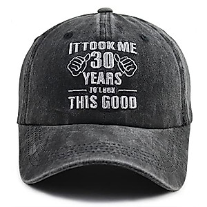 30th Birthday Decorations for Women Men, Funny Dirty 30 Years Birthday Gifts for Her, Adjustable Cotton Embroidery Vintage 1993 Party Supplies Baseball Cap for Dad Mom Husband Wife Friend