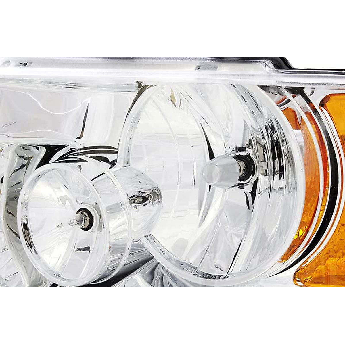 For Ford Expedition Headlights Lamps Set 2003 2004 2005 2006 Halogen Driver and Passenger Side