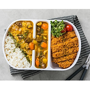 LOVENATURE Korean Tteokbokki Plate Set, Melamine Korean Traditional Snack Dinnerware,Indoor and Outdoor Party Dish, Dipping and mixing bowl. 부먹찍먹 그릇,떡볶이 분식세트