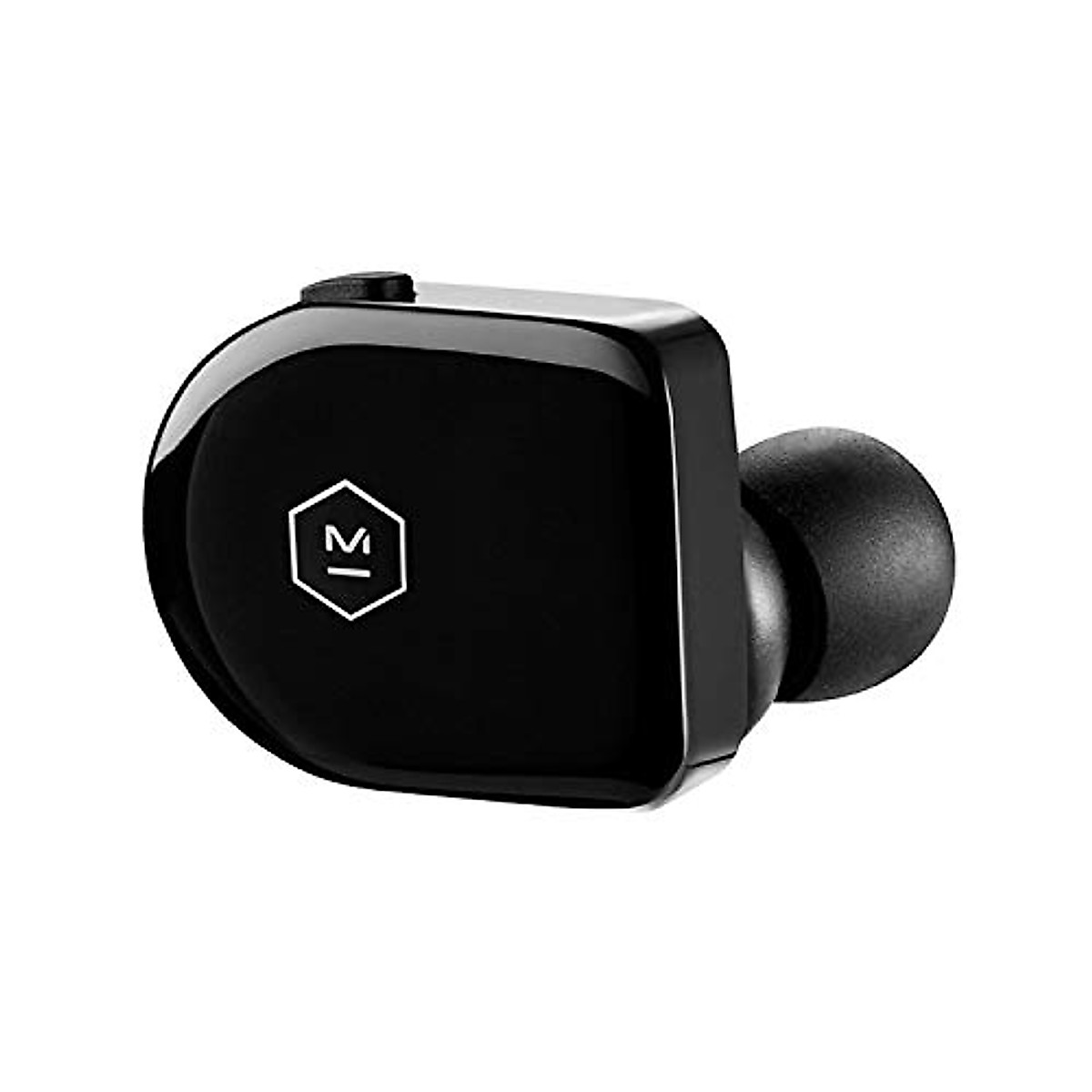 MASTER & DYNAMIC MW07 True Wireless Earphones - Bluetooth Enabled Noise Isolating Earbuds - Lightweight Quality Earbuds for Music, Piano Black (MW07PB)