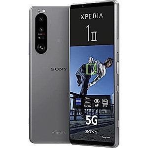 Sony Xperia 1 III XQ-BC72 5G Dual 256GB 12GB RAM Factory Unlocked (GSM Only | No CDMA - not Compatible with Verizon/Sprint) International Version - Frosted Gray