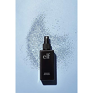 e.l.f. Makeup Mist & Set - Large Lightweight, Long Lasting, All-Day Wear Revitalizes, Refreshes, Hydrates, Soothes Infused with Aloe, Green Tea and Cucumber 4 Fl Oz