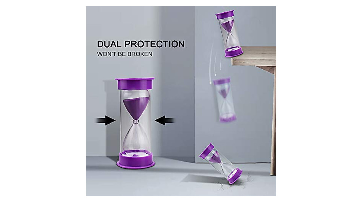 Buy EMDMAK Colorful Sand Timers - 6 Pack, Durable, Fun
