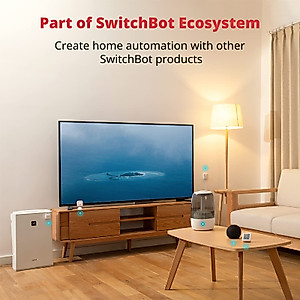 SwitchBot Security Indoor Camera, Motion Detection for Baby Monitor 1080P Smart Surveillance WiFi(2.4Ghz) Pet Camera for Home Security with Night Vision, Two-Way Audio, Works with Alexa
