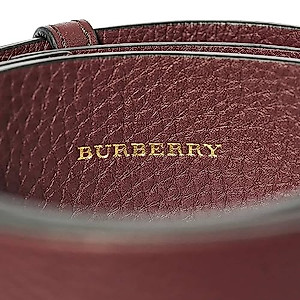Burberry Ladies Deep Claret Small Belt Bag Grainy Leather Belt