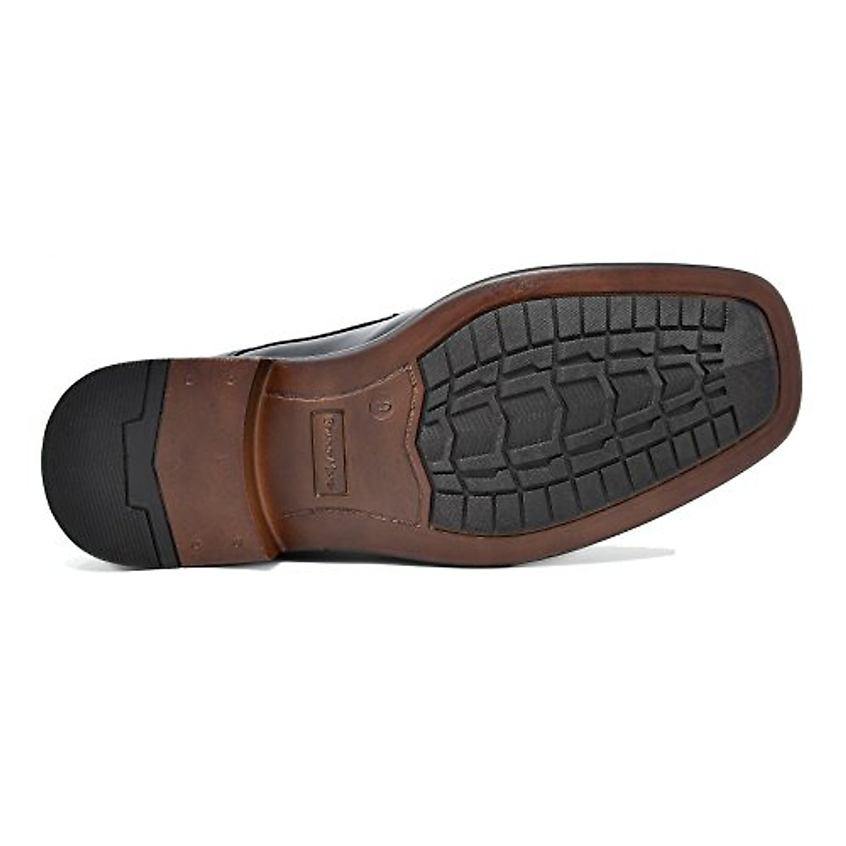 Bruno Marc Men's Black Square Toe Classic Business Dress Shoes Goldman-01-9.5 M US