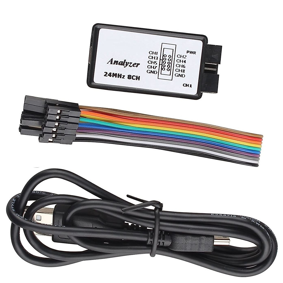 WWZMDiB USB Logic Analyzer for ARM FPGA Debugging Tool 24M Sampling 8 Channels