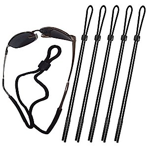 Attmu Sunglasses Strap, Sports Eye Glasses String Strap, Adjustable Eyeglasses Strap Lanyard Cord Band Neck Holders Eyewear Retainer for Men Women Kids
