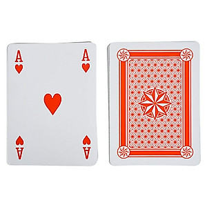 Jumbo Large Playing Cards - (3 Decks) Big 5 x 7 Inch Giant Deck of Cards Huge Playing Cards Poker Playing Cards for Casino Theme Party Decorations Game Night and Magic Supplies