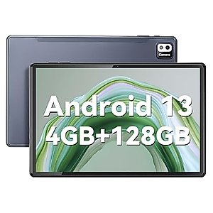 SGIN Android 13 Tablet, 10.1 Inch Tablets 4GB RAM 128GB ROM with Octa-Core 2.0Ghz Processor, 1280 * 800 Pixel IPS Screen, 2MP+8MP Camera, 6000mAh, WiFi, Bluetooth 5.0