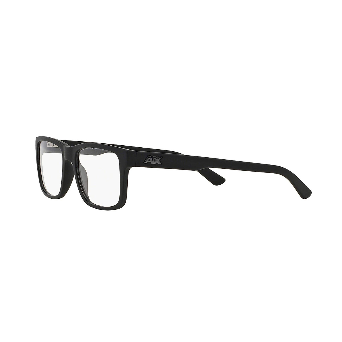 A|X ARMANI EXCHANGE Men's AX3016 Square Prescription Eyewear Frames, Black/Demo Lens, 53 mm